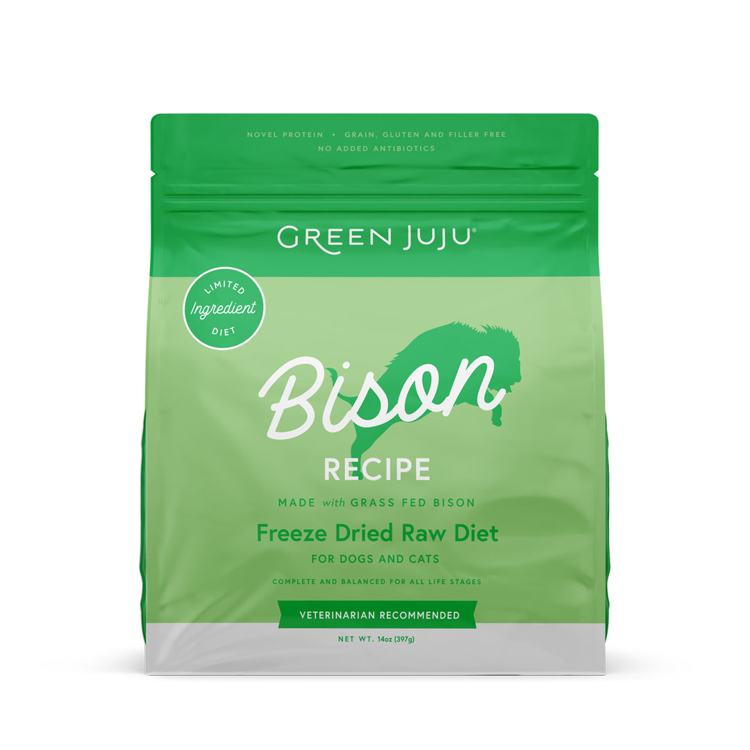 Bison Recipe - Freeze Dried Raw Diet – Green Juju